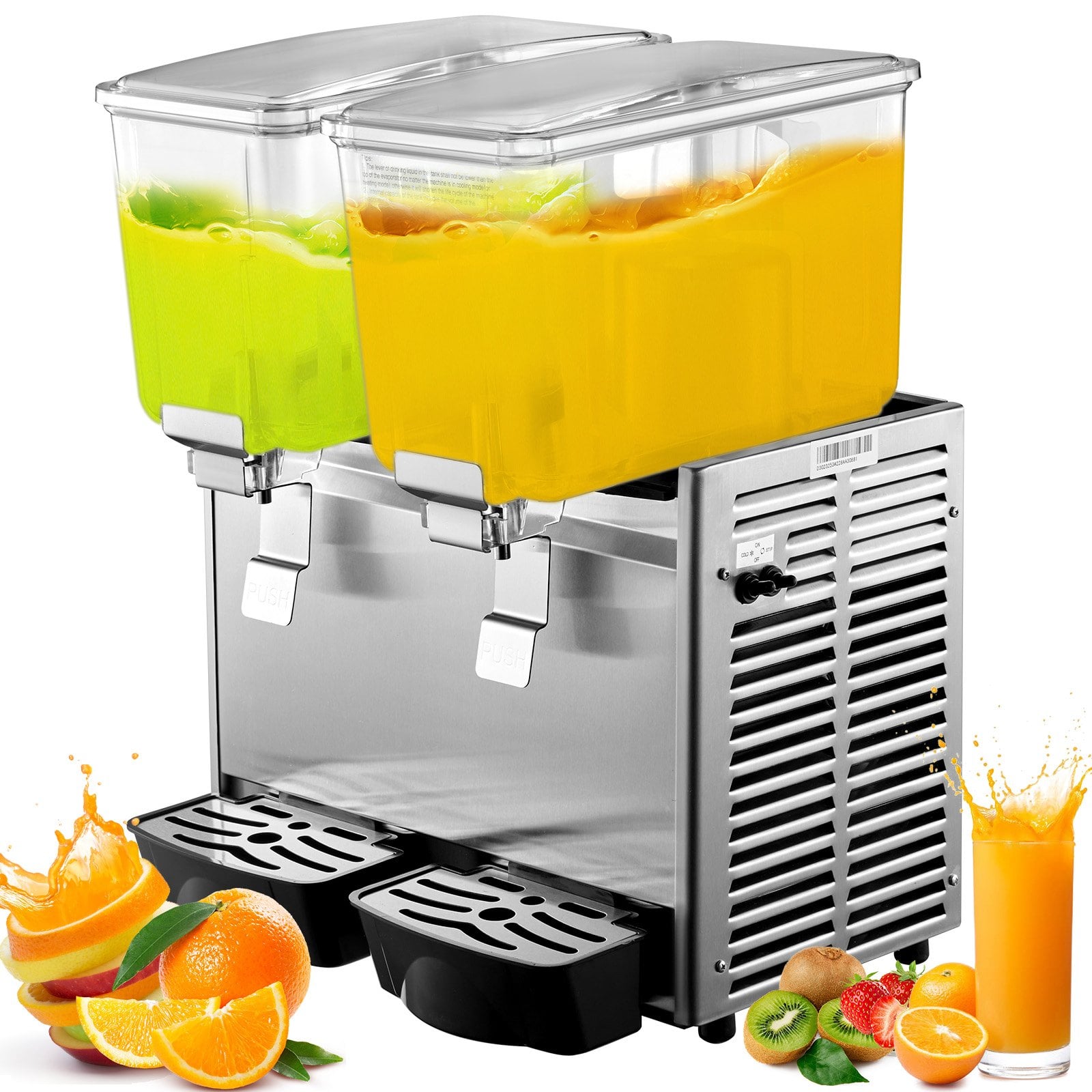 Distributeur de jus commercial, Distributeur de boissons froides, 6.3